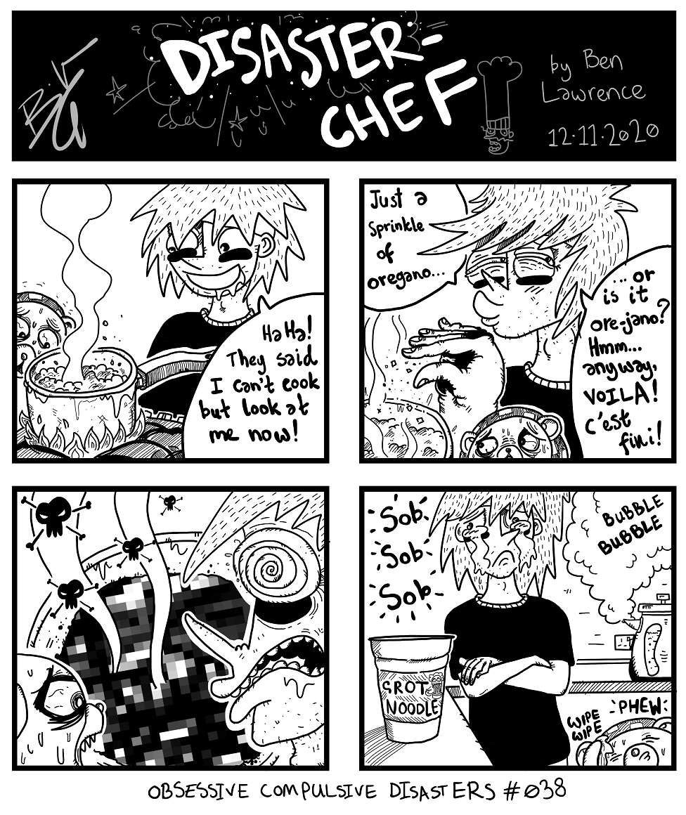 Issue#038 Disaster Chef – Obsessive Compulsive Disasters