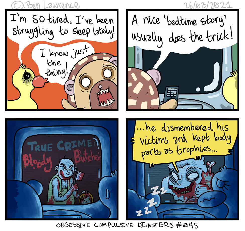 Issue#095 Bedtime story – Obsessive Compulsive Disasters